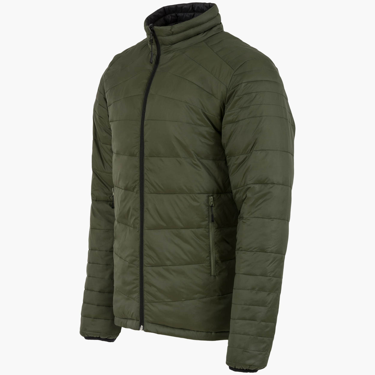 Reversible Insulated Jacket, Black and Olive– Highlander Forces