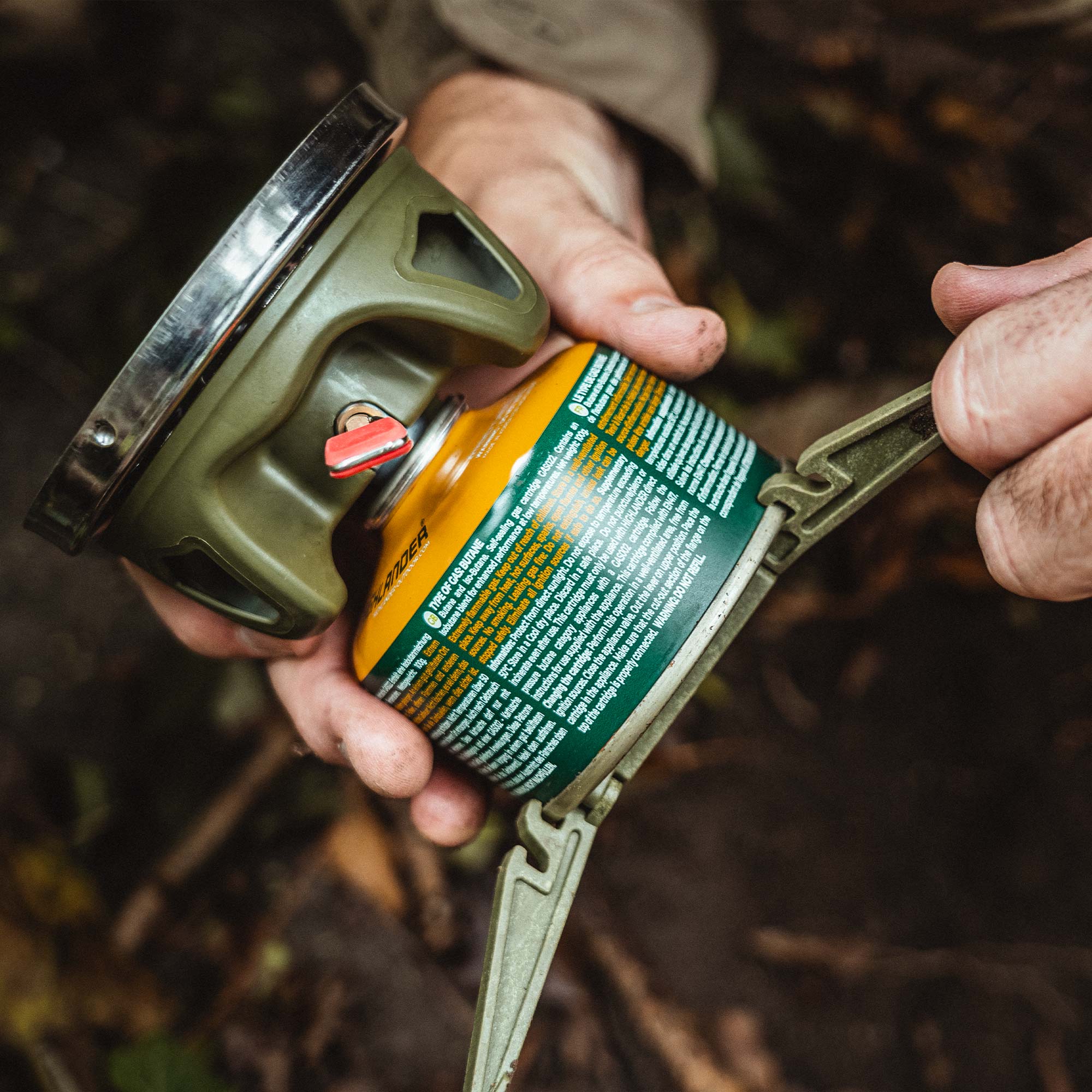 Blade Fast Boil 3 Camping Gas Stove, 1.1L, Olive | Highlander Forces