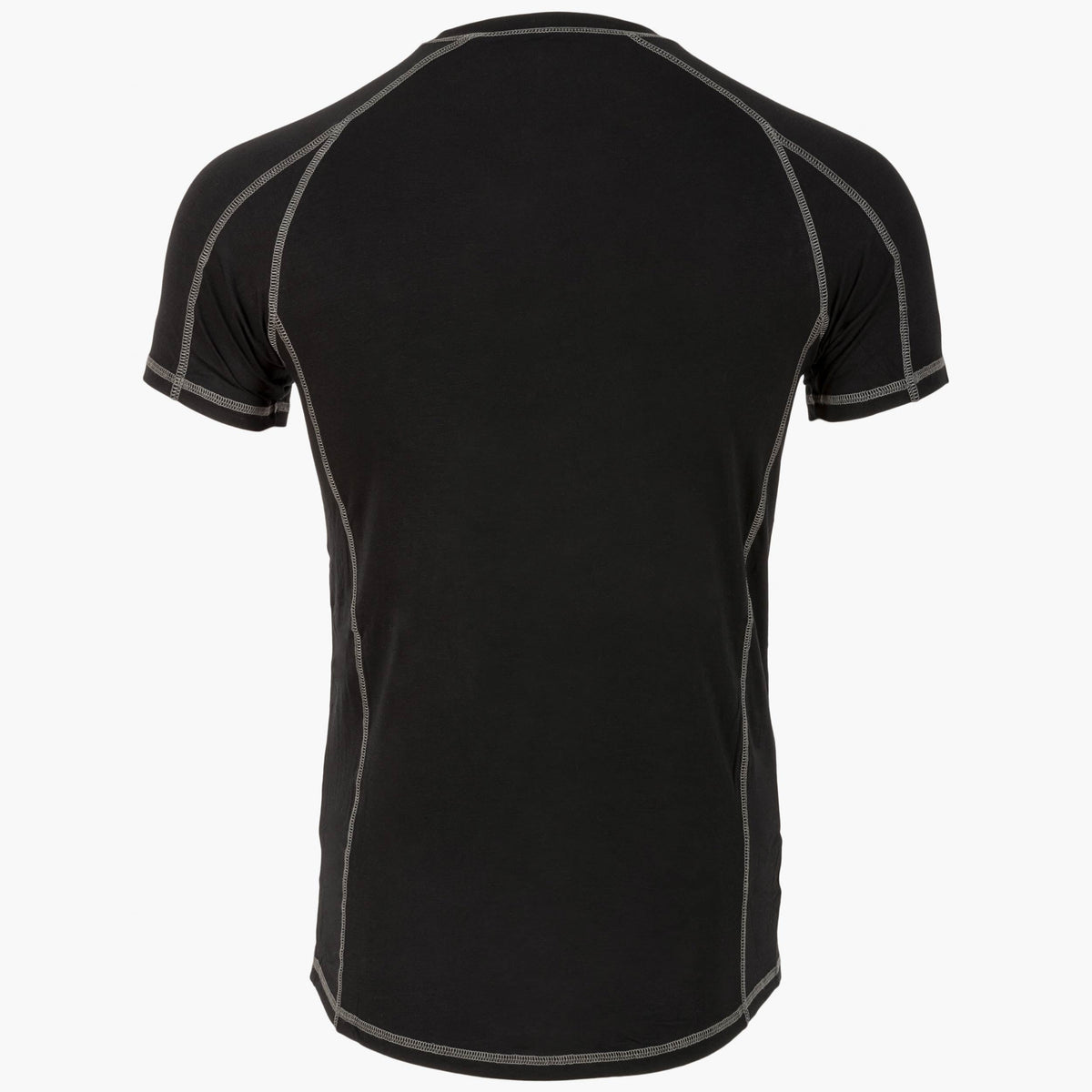 Bamboo Base Layer T-Shirt, Mens, Black, L | Highlander Outdoor ...