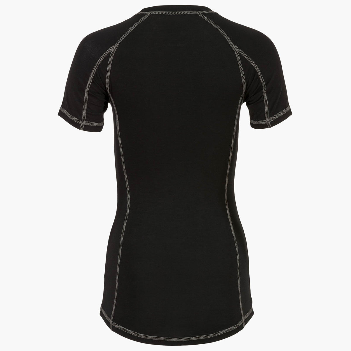 Bamboo Base Layer T-Shirt, Womens, Black, M | Highlander Outdoor ...