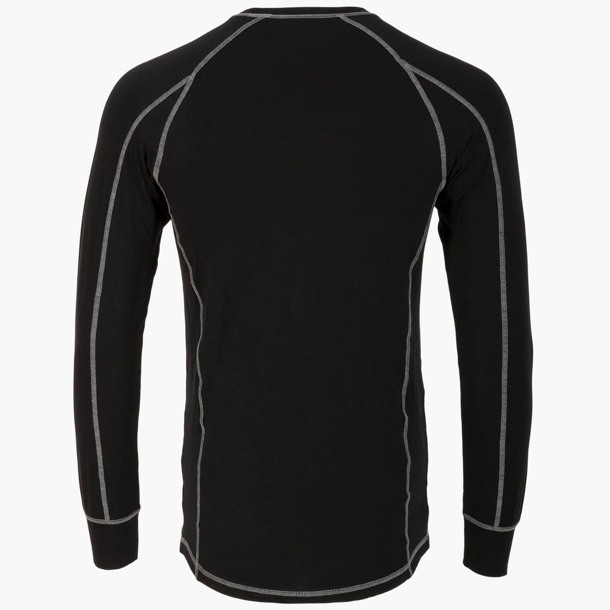 Bamboo Base Layer Long Sleeve Shirt, Mens, Black, L | Highlander ...